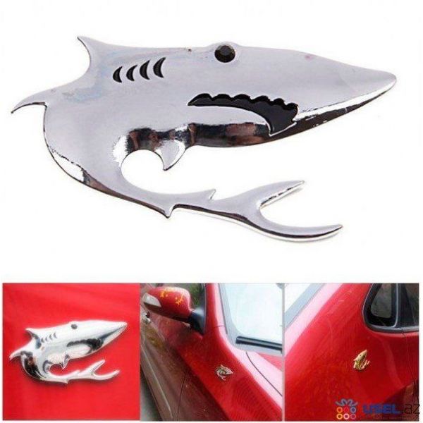 3D Style Aluminum Alloy Car Sticker buy in Baku, price 7 AZN online ...
